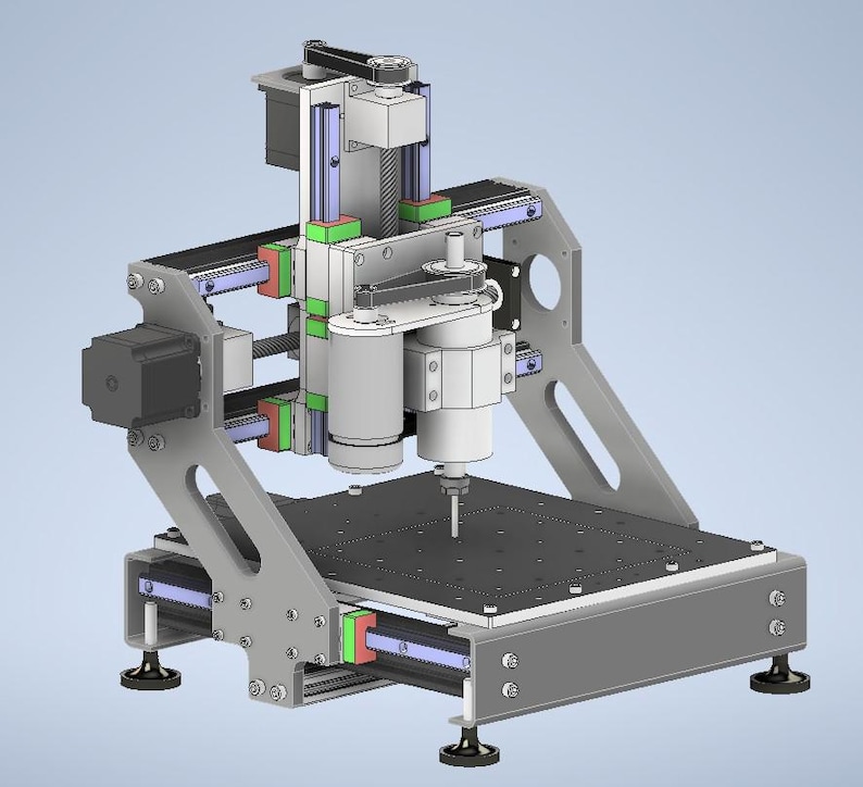 Mini CNC Machine Milling Auluminum Design Plan - Etsy