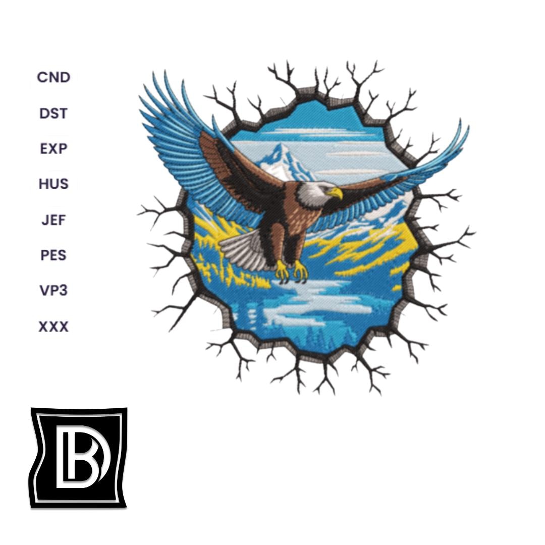 Eagle Embroidery Design Embroidery Birds Embroidery Designs Eagle ...