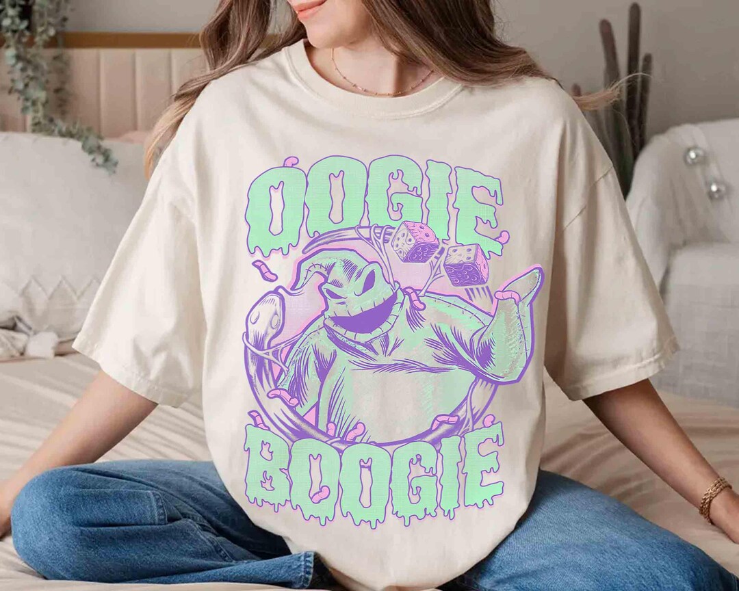 Retro Disney the Nightmare Before Christmas Oogie Boogie Portrait T ...
