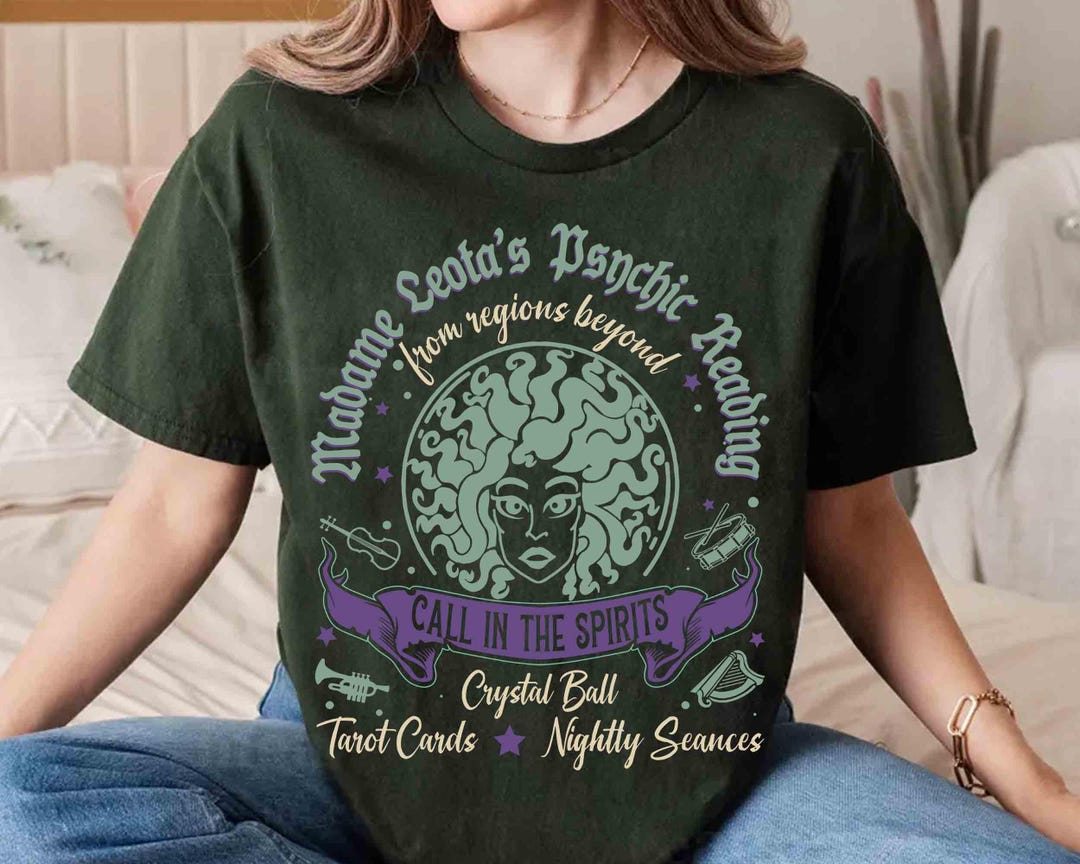 Madame Leota From Regions Beyond Shirt, Haunted Mansion Stretching Room ...
