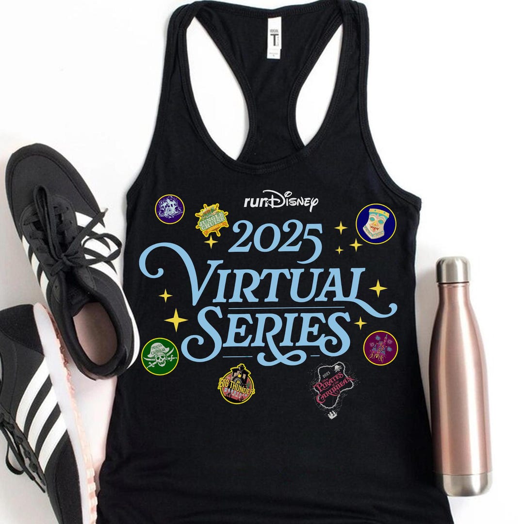Rundisney Virtual Series 2026 Tanktop, Every Mile is Magic Shirt ...