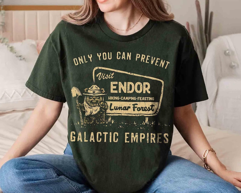 Star Wars Ewok Endor National Park Protect Our Forest Est 1983 Shirt ...