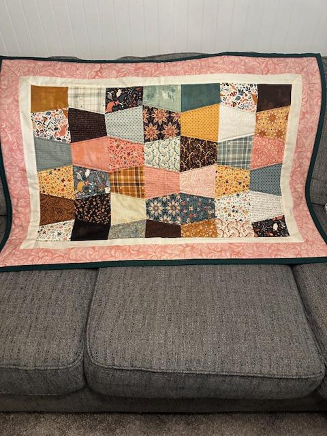 Sweet Baby Quilt – Acorn Hollow Woodland Patchwork - Etsy
