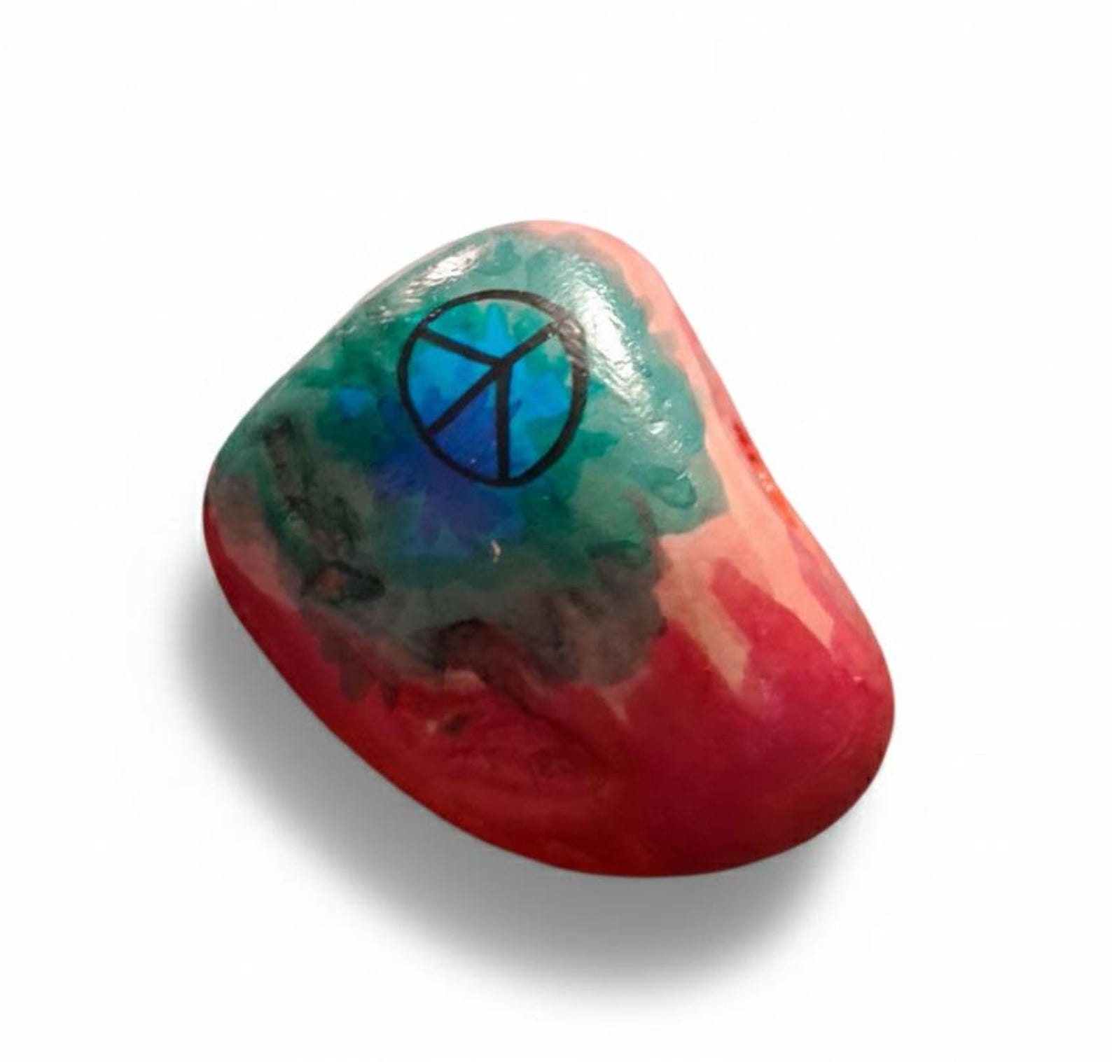 PEACE Painted Rock - Etsy