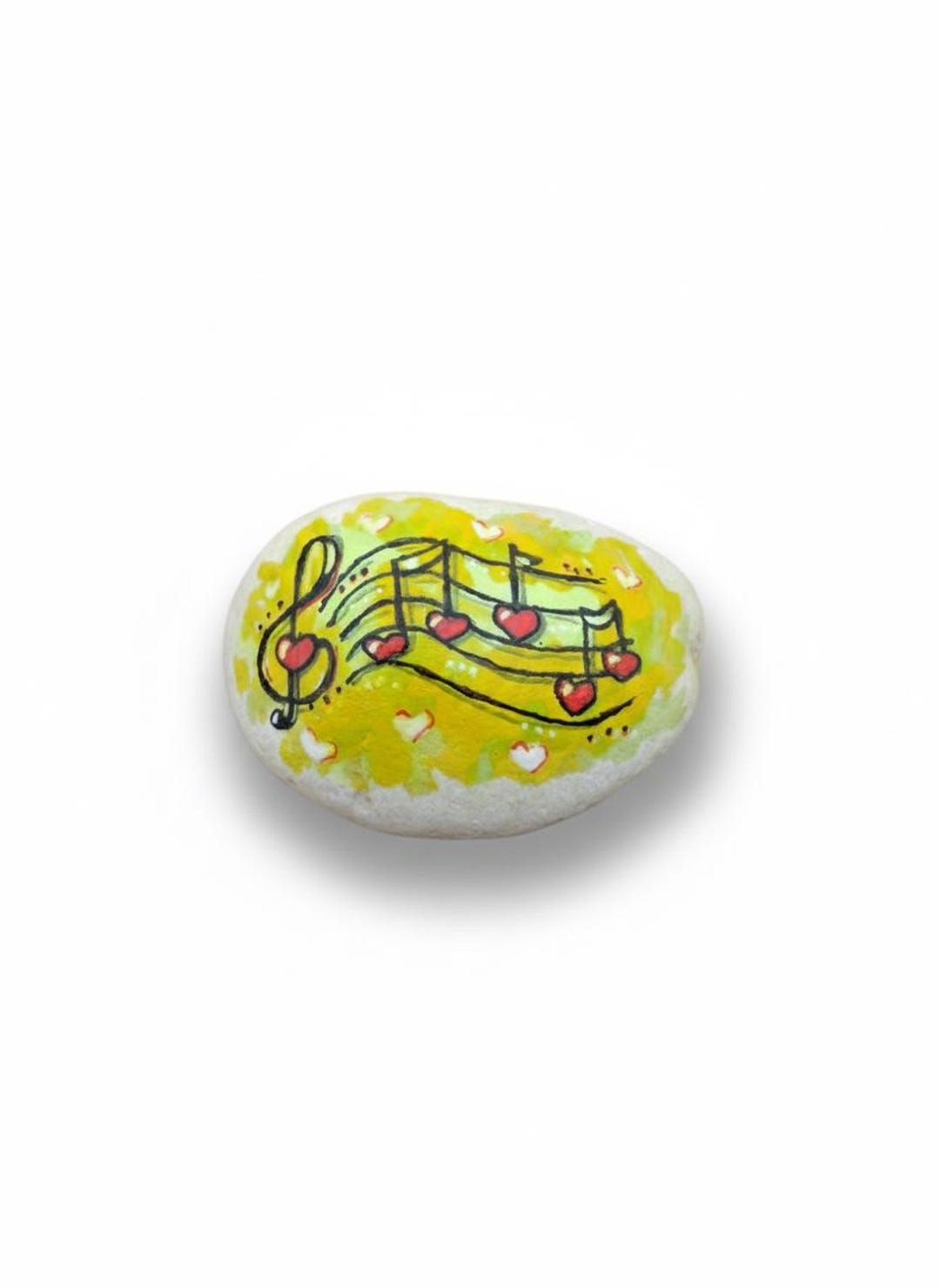 Hand-painted Musical Heart Rock – Music Teacher Gift, Pocket Hug - Etsy