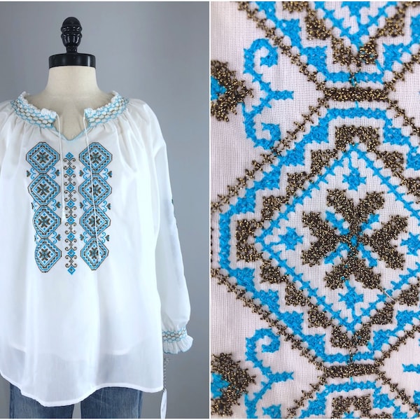Embroidered Tunic - Etsy