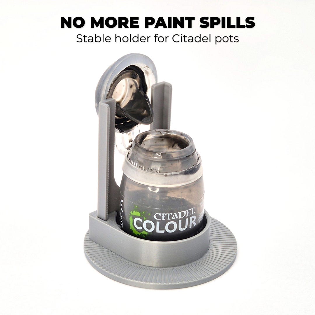 Stable No Spill Paint Pot Holder for Citadel 12ml, 18ml and 24ml Paints ...