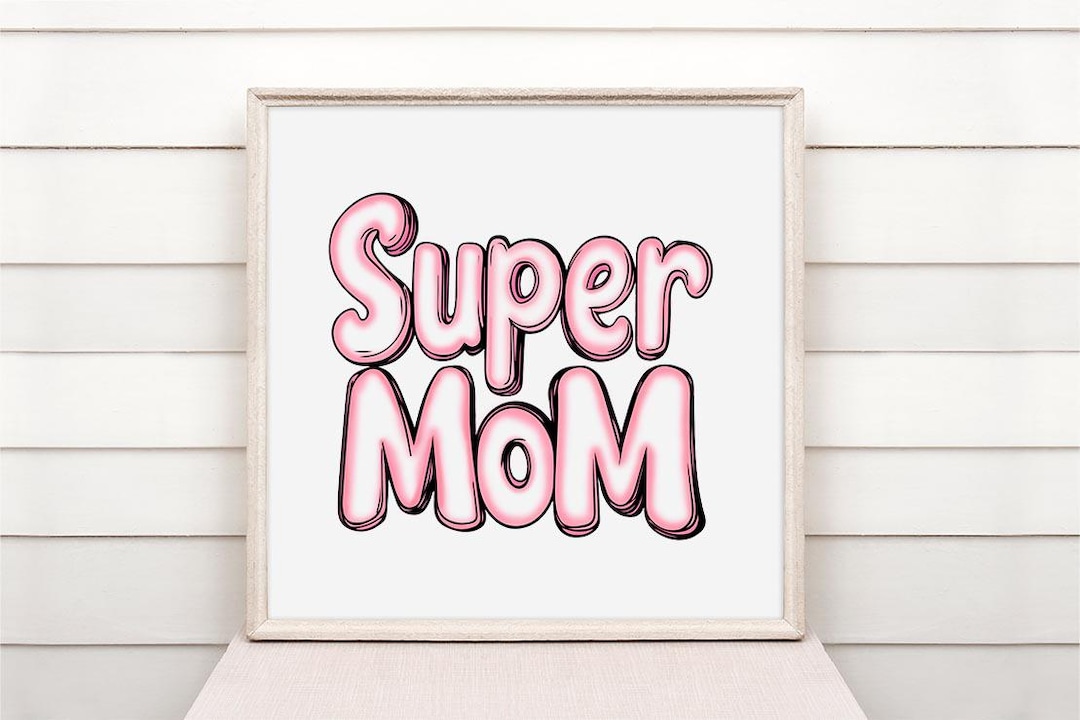 Super Mom Clipart | Incredible Mom | Motherhood | Super Mama | Super ...