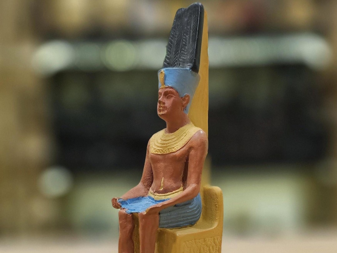 God Amun Ra Statue Made in Egypt , Rare Form for the Egyptian God - Etsy