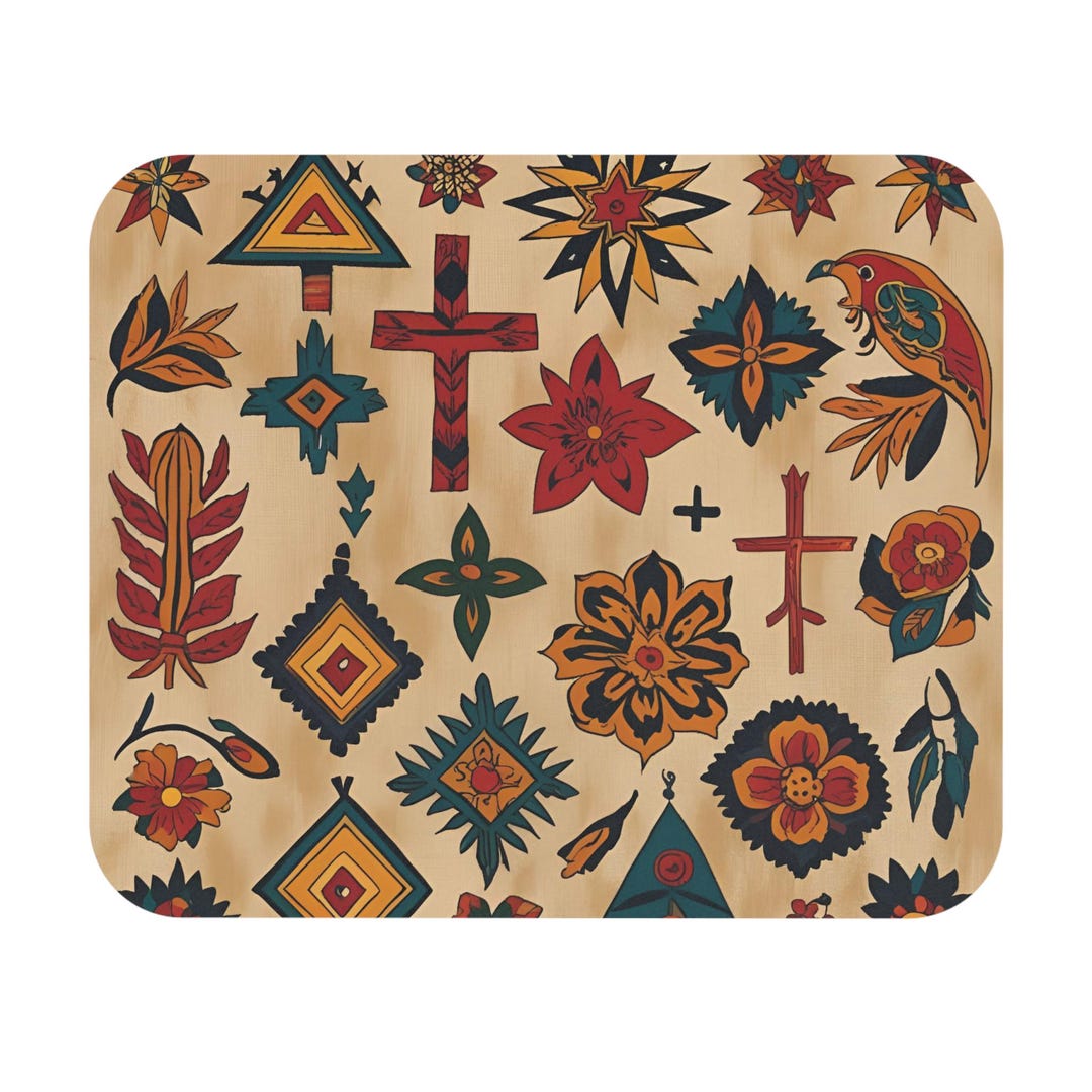 Cross Sign Mouse Pad (rectangle), Religious Mouse Mat, Christian Desk ...