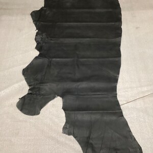 Distressed Faded Black Leather Water Buffalo Hides. APR115 - Etsy