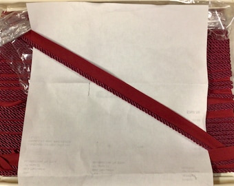 Red Satin Rope Trim. Red Silky Rope Tape/ Satin Rope Tape/ Red - Etsy