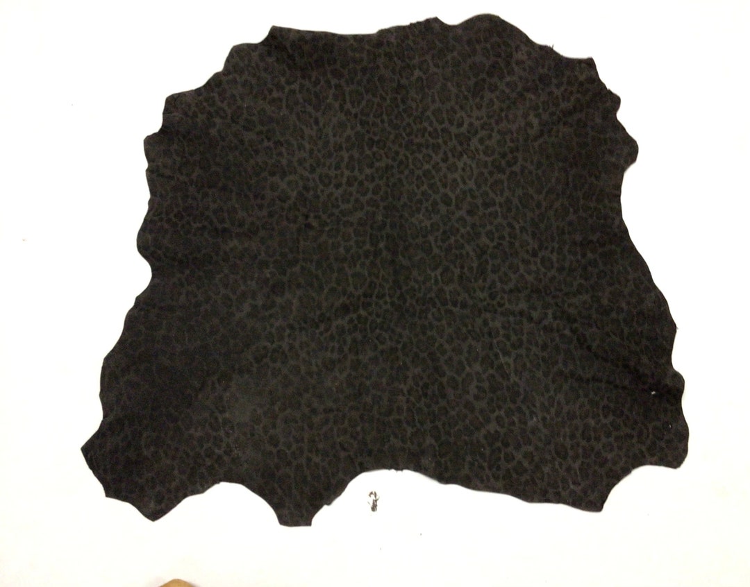 Cheetah Print Leather Lambskin. Leather Hide, SPC61 - Etsy