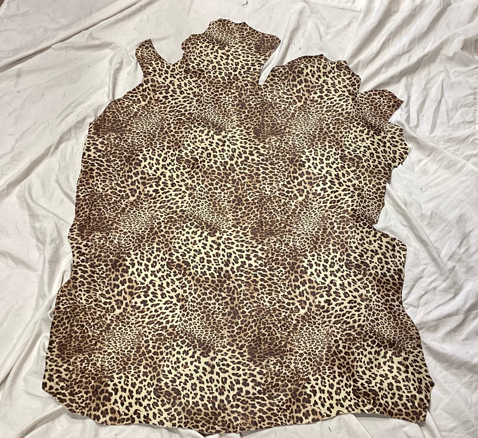 Cheetah/leopard Print Tawny Tan Leather Lambskins OSM201 - Etsy