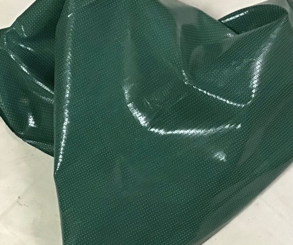 Printed Green Italian Leather Pigskins. Leather Hides DD2665 | Etsy