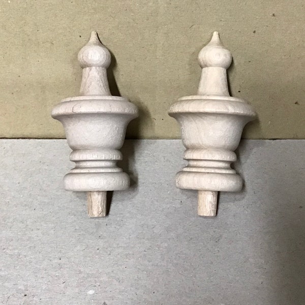 Wooden Finials - Etsy