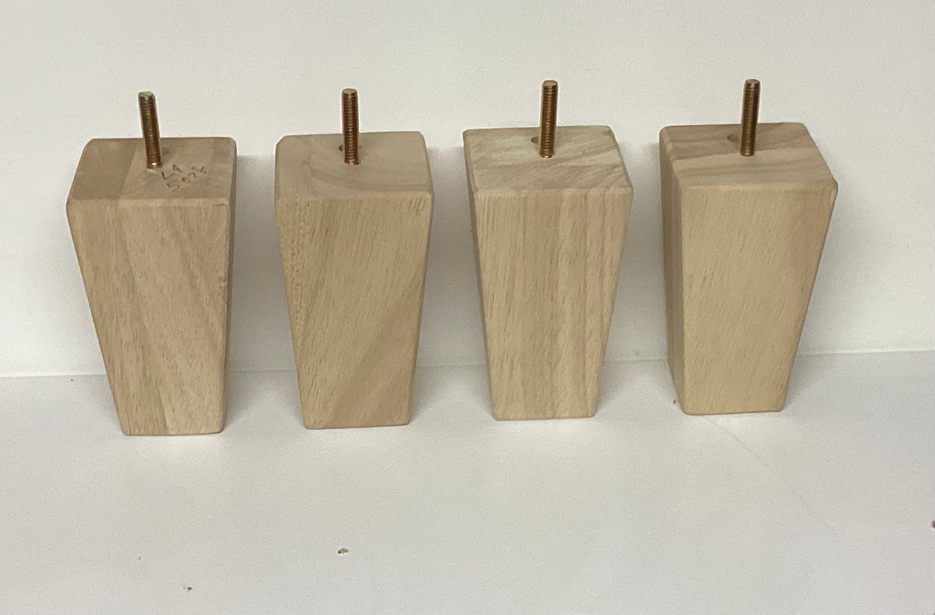 Unfinished Wooden Tapered Furniture Legs LQ5028 Unfinished Wooden Tapered Furniture Legs LQ5028