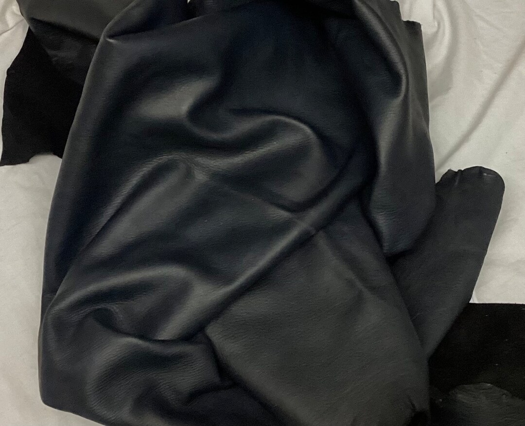 Deerskin Leather Hides. Very Dark Blue. Leather Hides. DA19 - Etsy