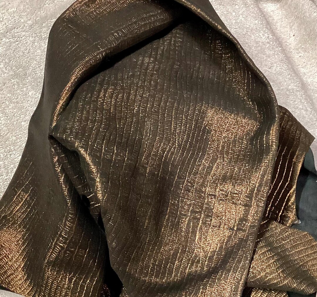 Metallic Bronze Snakeskin Pattern Leather Lambskin. OSM105 - Etsy