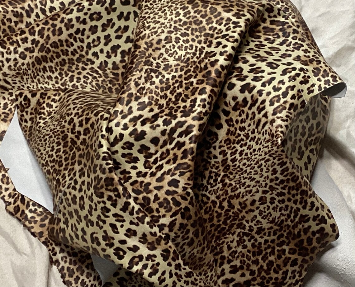 Cheetah/leopard Print Tawny Tan Leather Lambskins OSM201 - Etsy