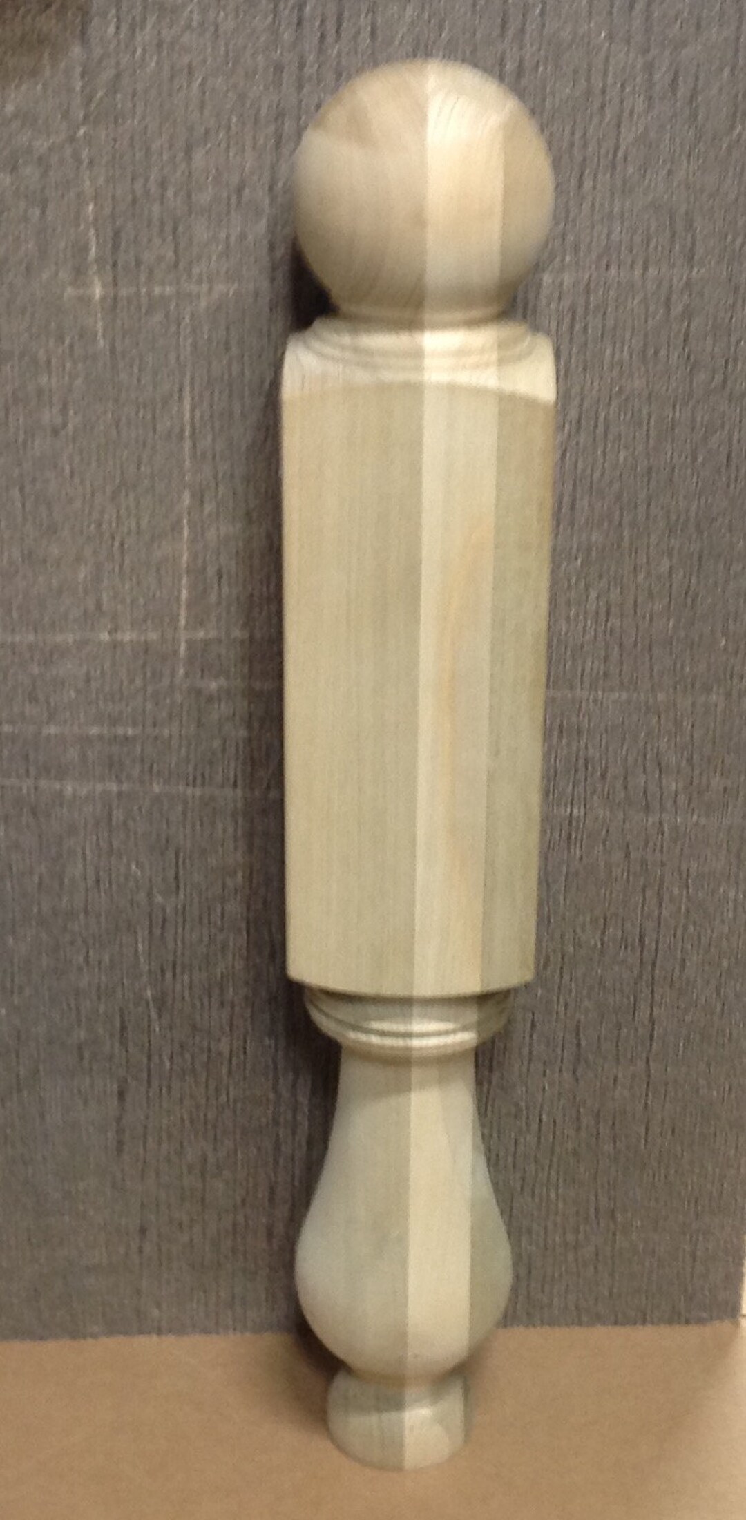 2 Unfinished Maple Wood Post Finial #M0120. Bedpost, Decorations - Etsy