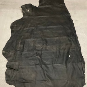 Distressed Faded Black Leather Water Buffalo Hides. APR115 - Etsy