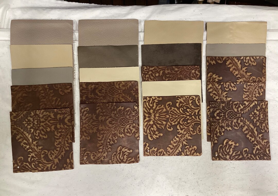 Package of 20 Leather Cowhide Squares, 6x6 Inches. Sam606 - Etsy