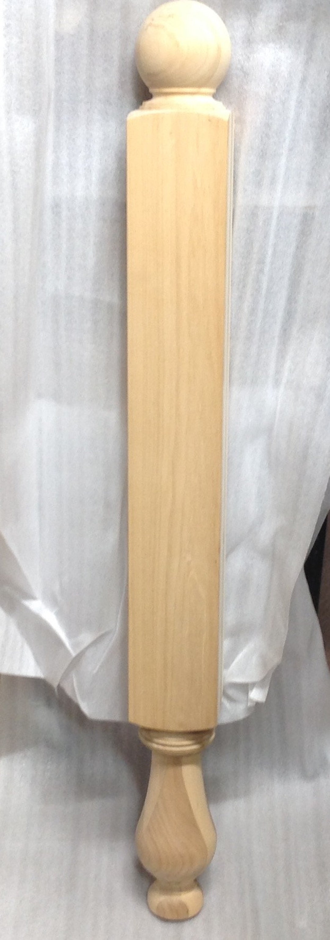 Unfinished Maple Wood Bed Post Finial TM0100 - Etsy