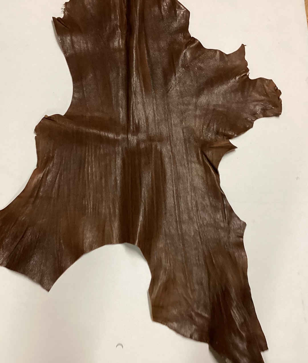 Distressed Brown Leather Goat Hide, Leather Hide, SPC28 - Etsy