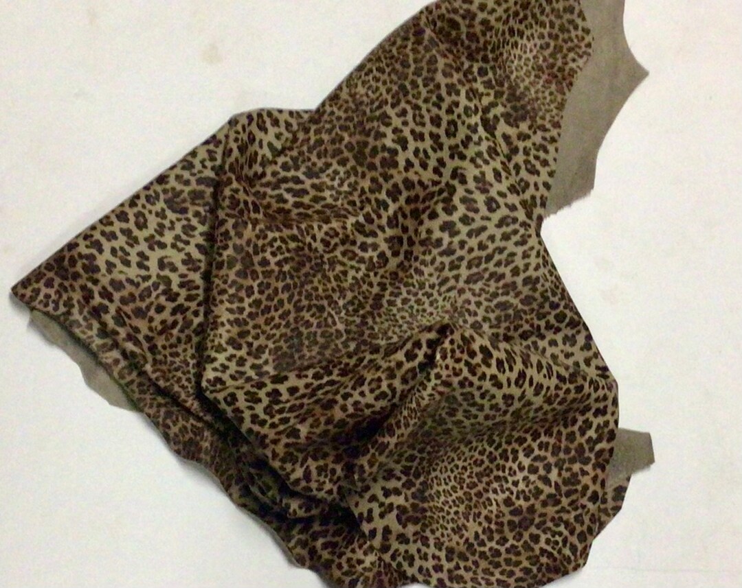 Cheetah Print Leather Lambskins. Leather Hides. Crafting Leather. SPC88 ...