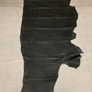 Distressed Faded Black Leather Water Buffalo Hides. APR115 - Etsy