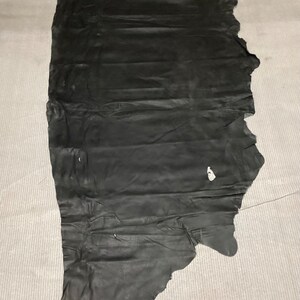 Distressed Faded Black Leather Water Buffalo Hides. APR115 - Etsy