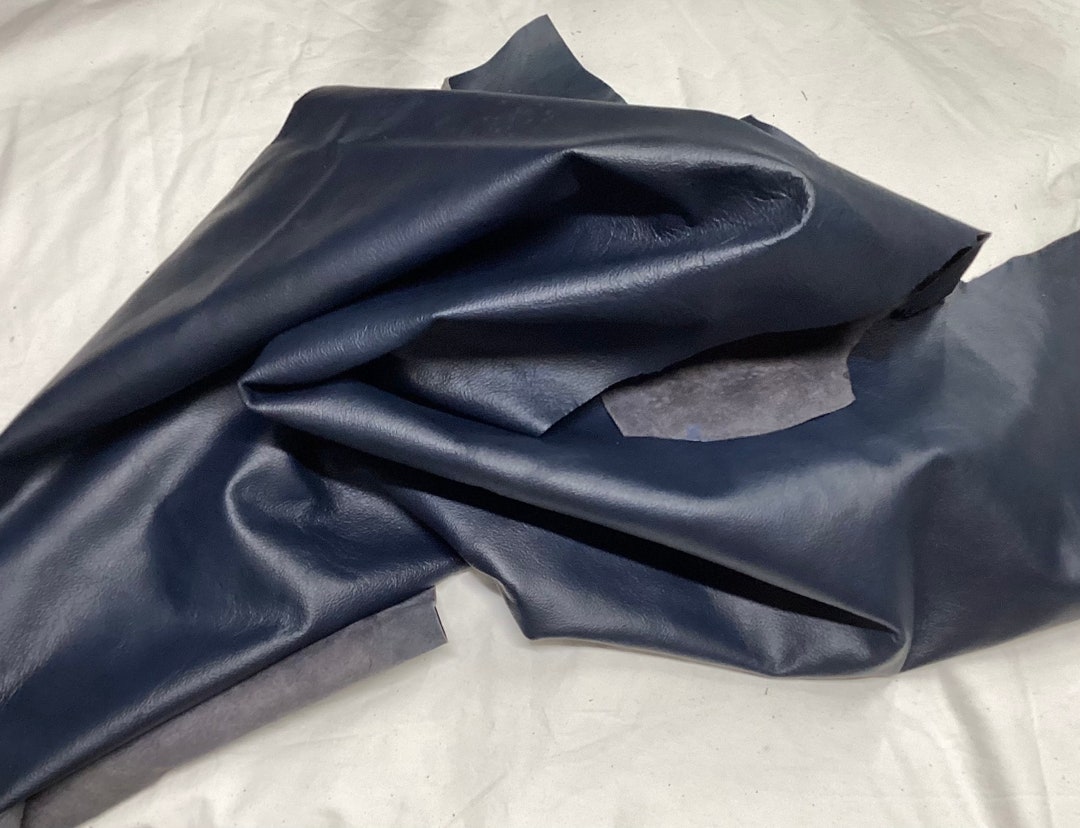 Blue Leather Goatskins.,,leather Hides. OSM20767 - Etsy