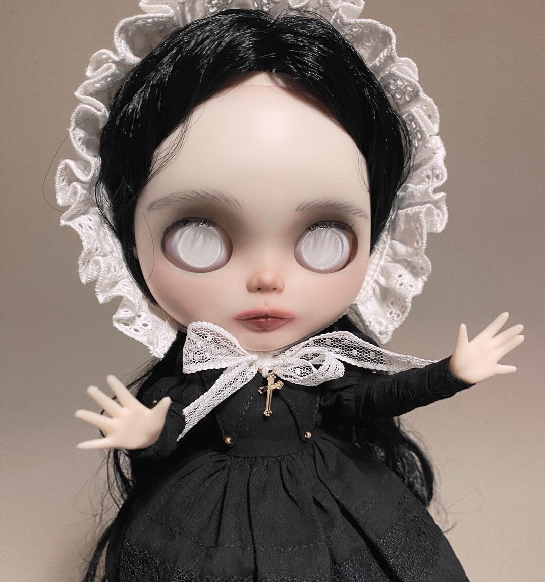 Nosferatu Ellen Hutter Inspired Vampire Victorian Gothic Custom Blythe ...