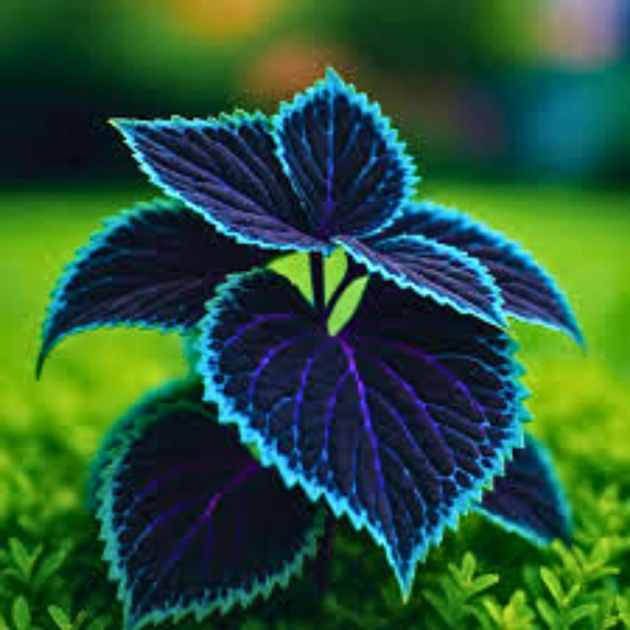 20 Coleus Seeds Rare Blue, Black, and Green Foliage Unique Garden ...