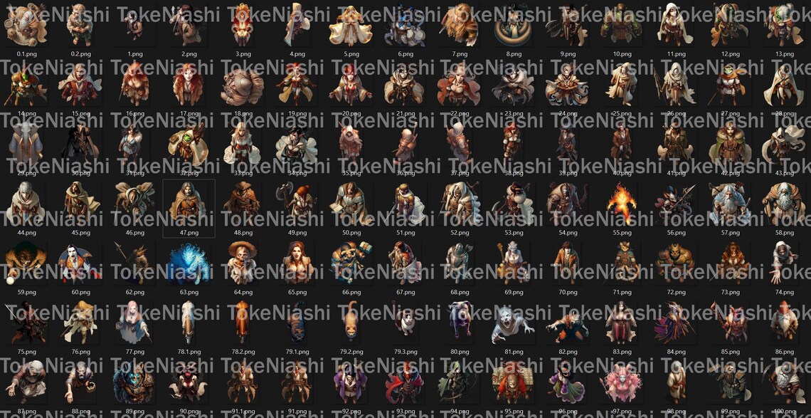 100+ Top Down Dnd Tokens Perfect for Dnd, Roll20, and VTT, Foundry ...