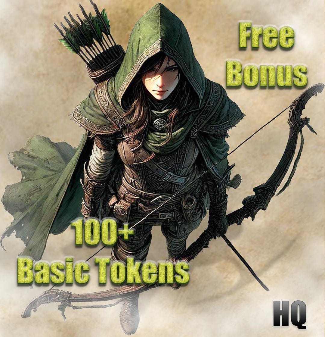 100+ Top Down Dnd Tokens Perfect for Dnd, Roll20, and VTT, Foundry ...