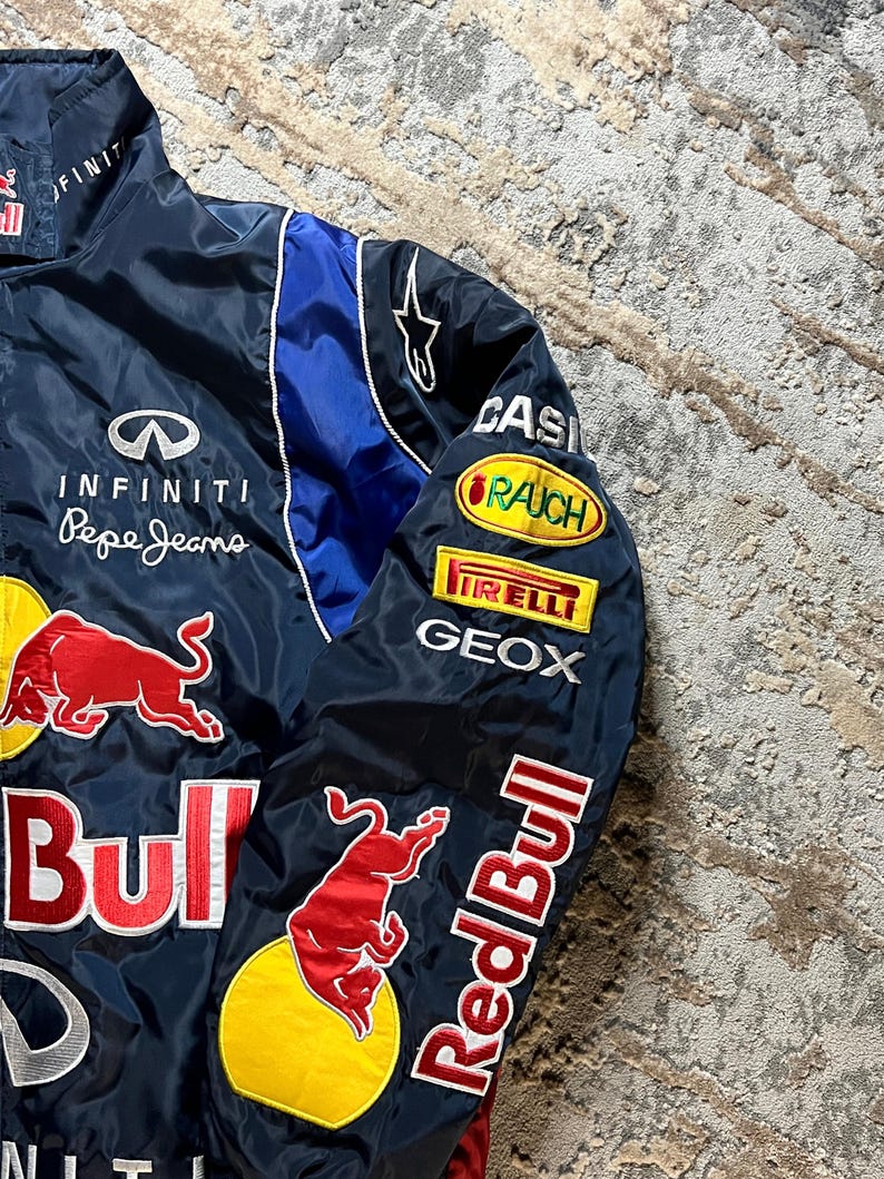 F1 Racing Style Jacket | Handmade Motorsport Fan Outerwear | Unisex ...