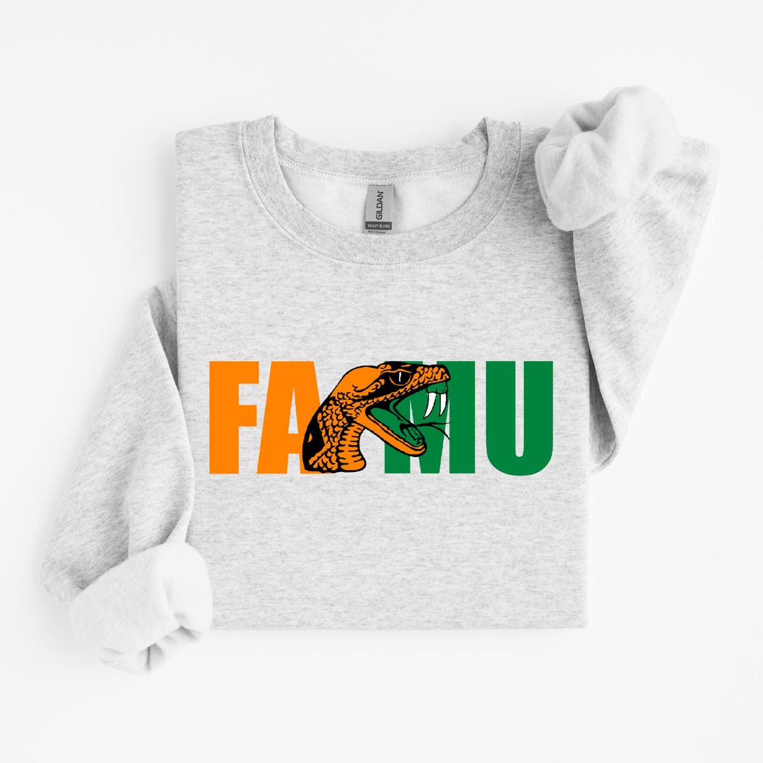 Bold Orange and Green School Colors Sweatshirt | FAMU Game Day Outfit ...
