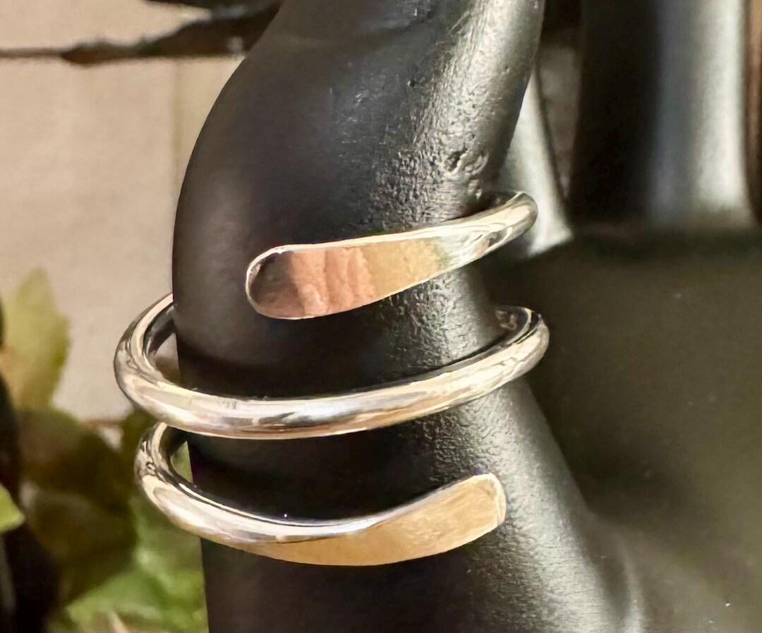 Bypass Double Coil Ring / Bypass Ring/ Thumb Ring / Index Finger Ring ...