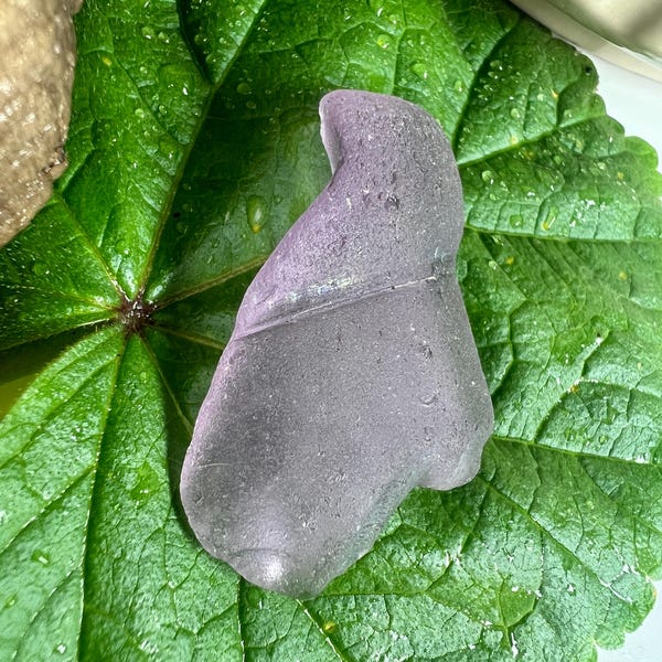 Purple Seaglass - Etsy