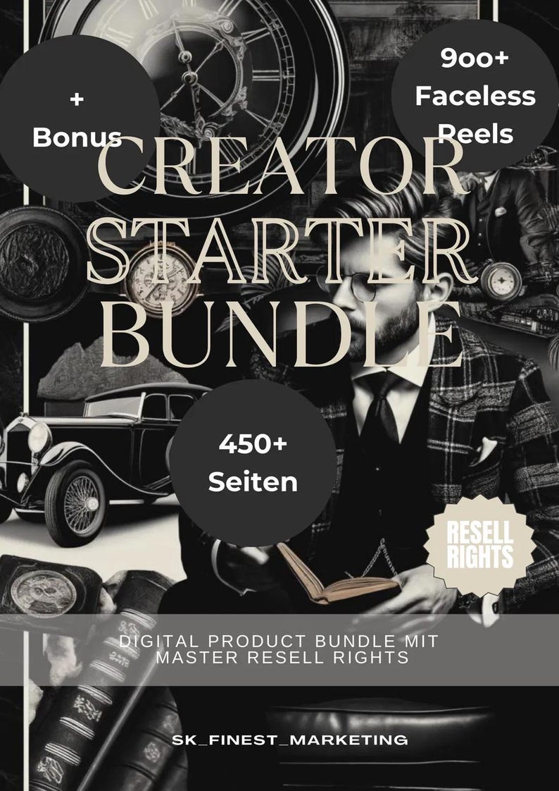 Faceless Creator Starter Bundle - Etsy