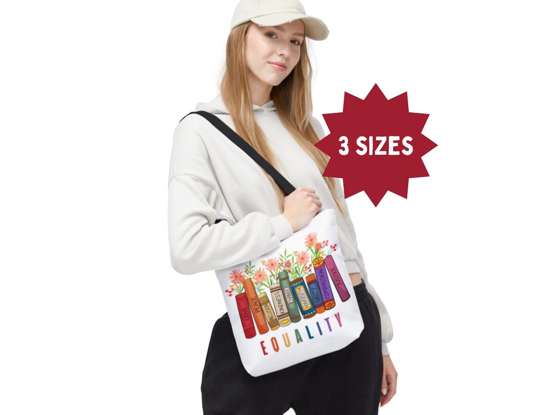 Equality Tote Bag, Book Bag | Diversity Equity Inclusion Tote Bag, Book ...