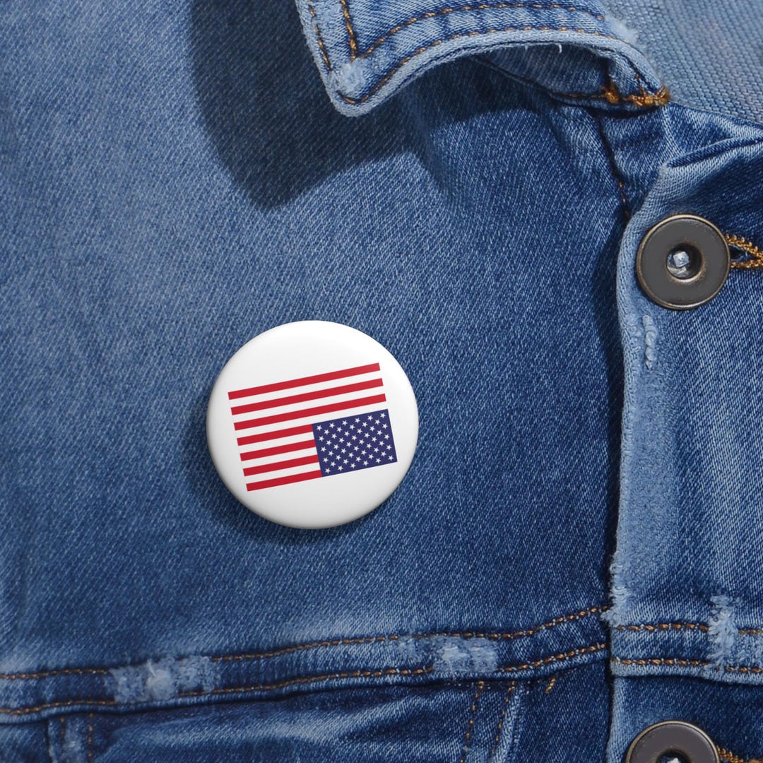 American Flag Distress Signal Pin Button | U.S. Parks Service | El ...