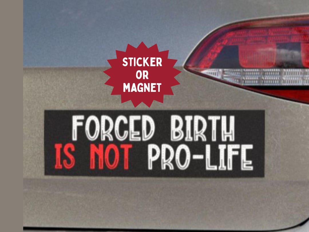 Pro-choice Bumper Sticker/magnet: Feminist Car Decal - Etsy