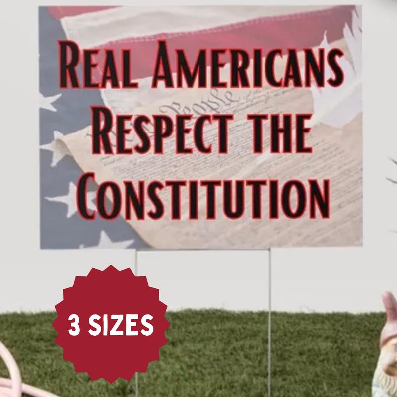 Constitution Yard Signs - Etsy