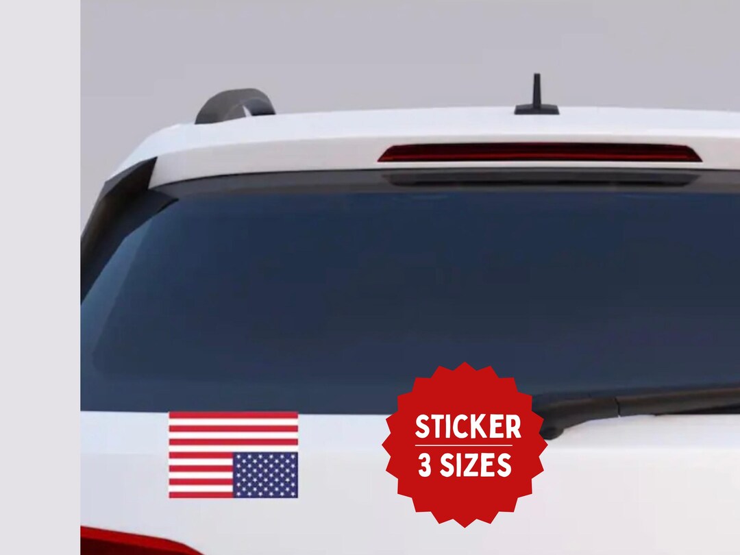 American Flag Vinyl Sticker: Distress Signal, UV Resistant (3 Sizes) - Etsy