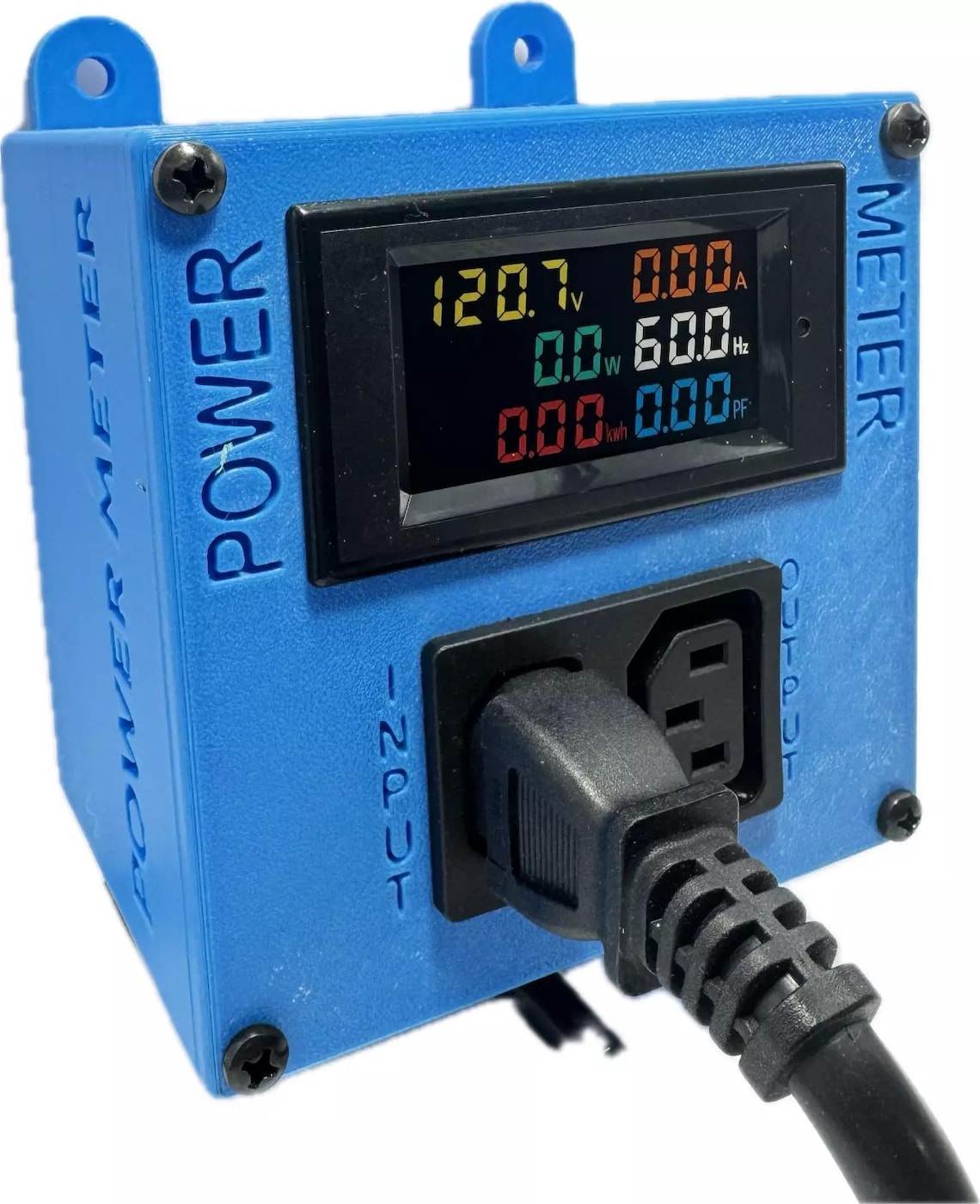 Working Drok Digital C13 C14 Amp Volt Watt Kwh Meter Box Mining Rigs ...