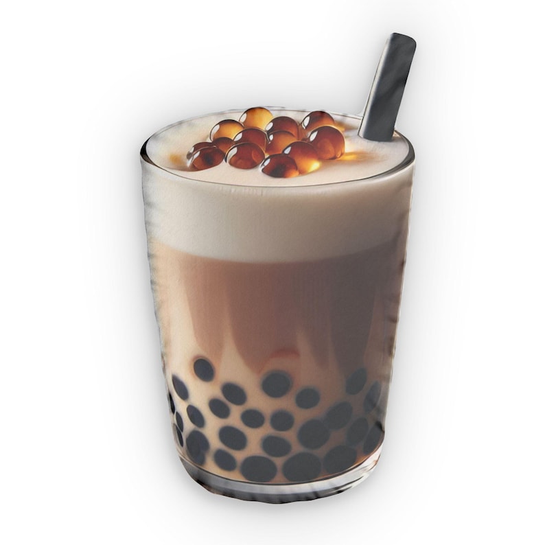 Boba Milk Tea Shaped Pillow | Bubble Tea Pillow | Boba Tea Home Decor ...