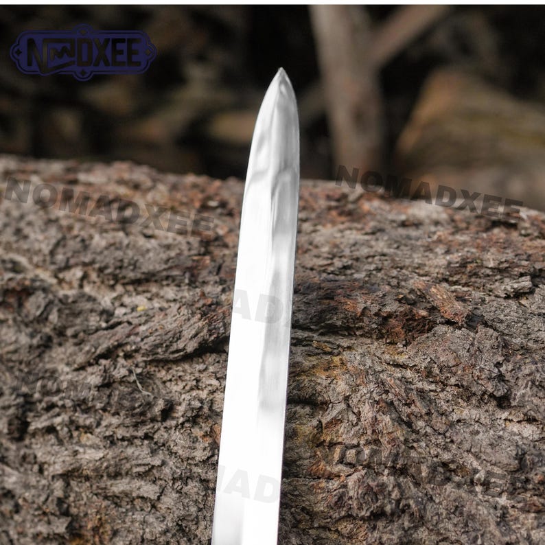 Knights Templar Sword Damascus Steel, Handmade Crusader Sword, Medieval ...